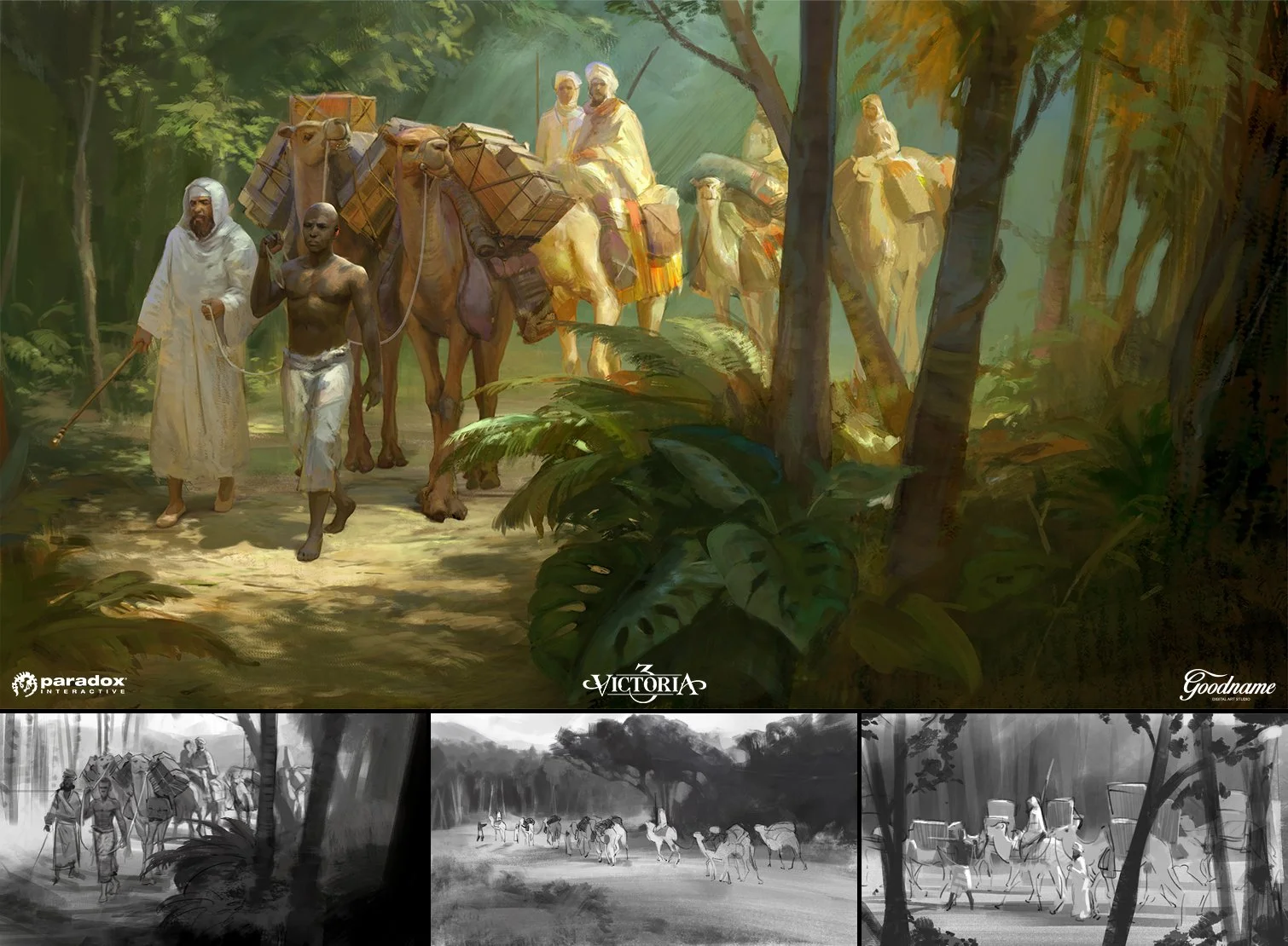 Victoria 3 - Illustrations — Art Outsourcing Studio | Goodname