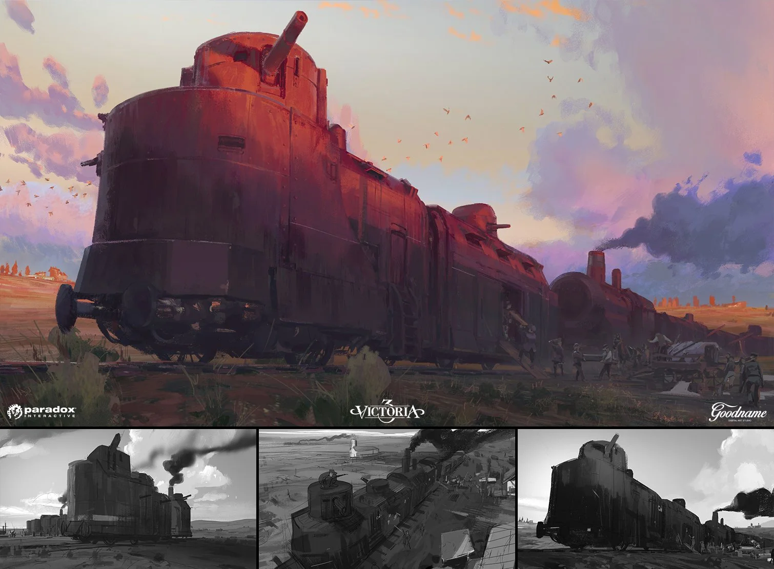 Victoria 3 - Illustrations — Art Outsourcing Studio | Goodname