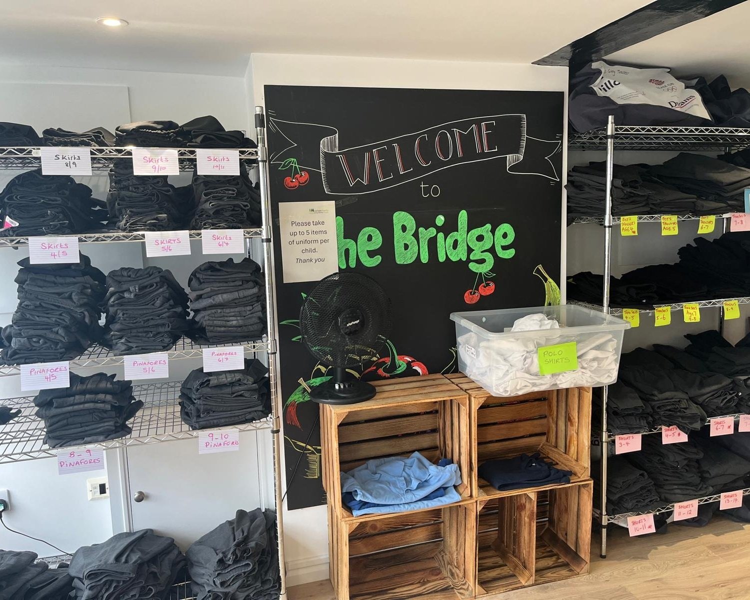 Pre-loved school uniform pop-up shop — Walton Charity working in the ...