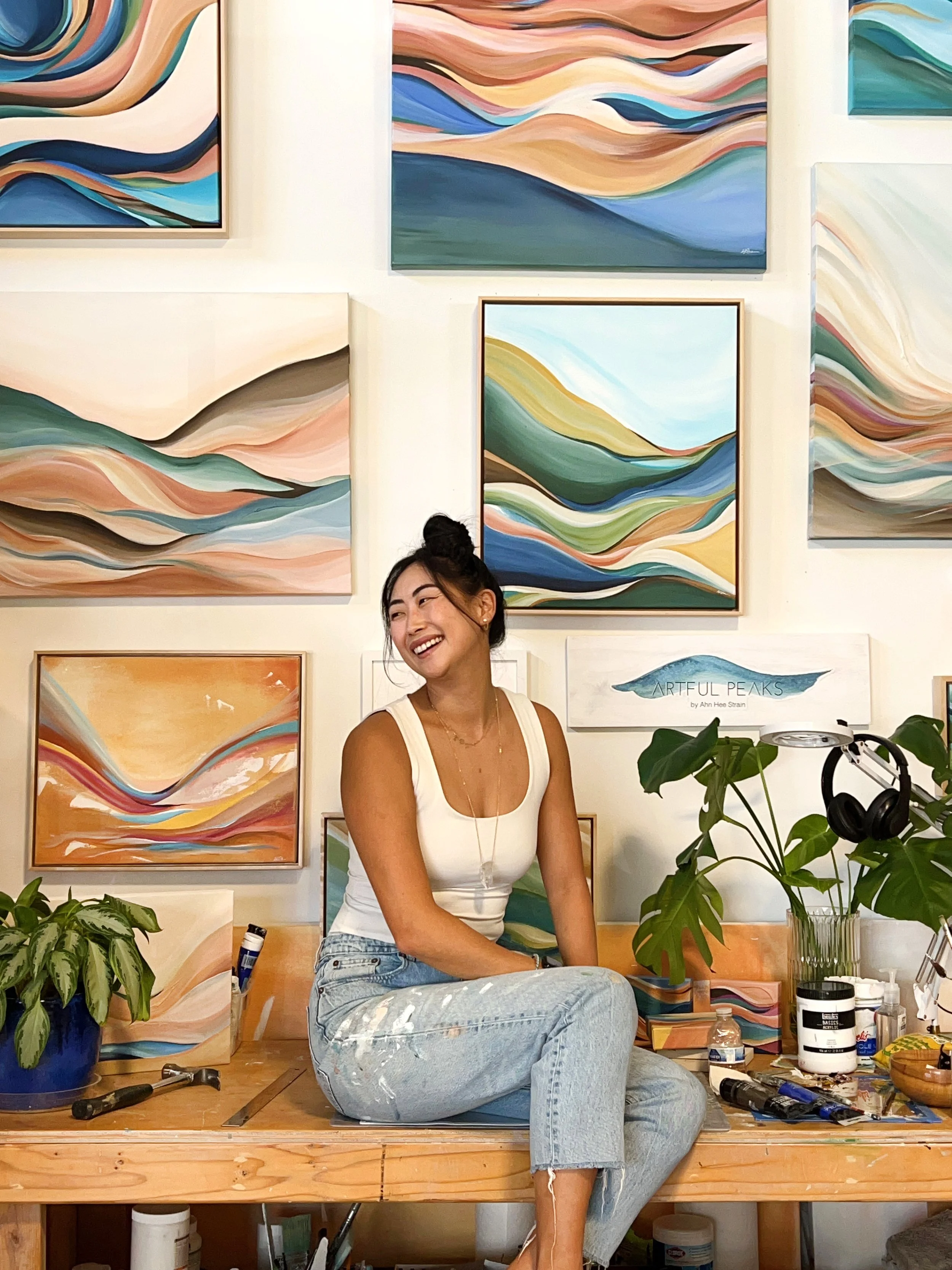 Artist Statement + Bio — ARTFUL PEAKS BY AHN HEE STRAIN