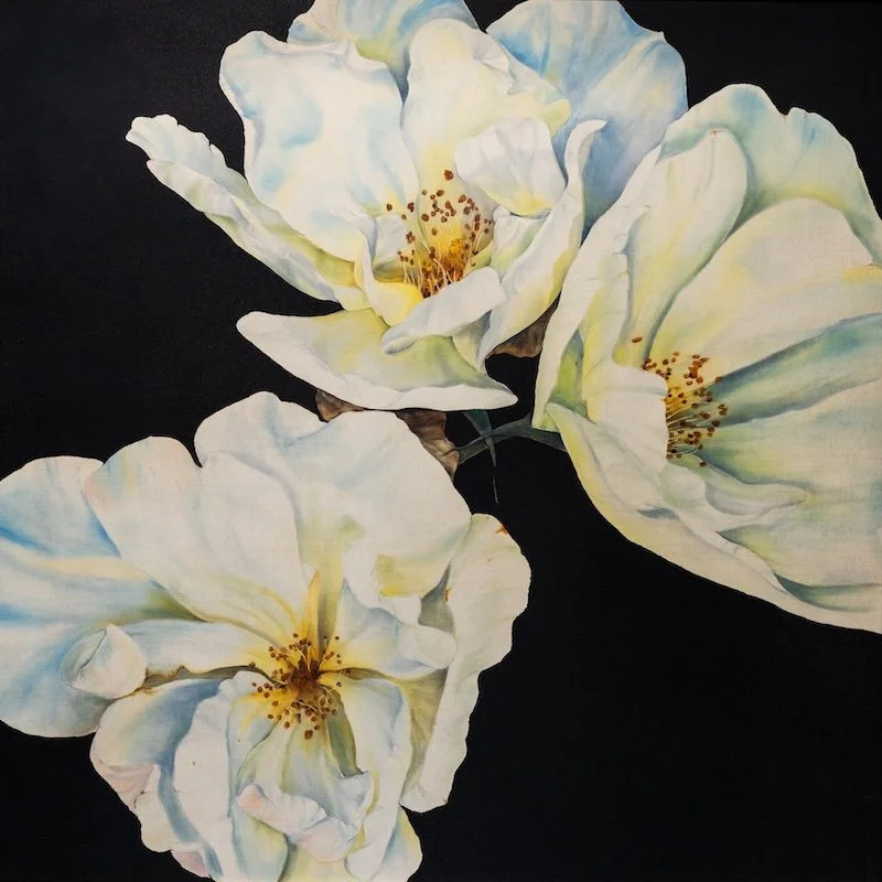 Silk Painter Laura Fox-Wallis - Rooted Expressions Studio