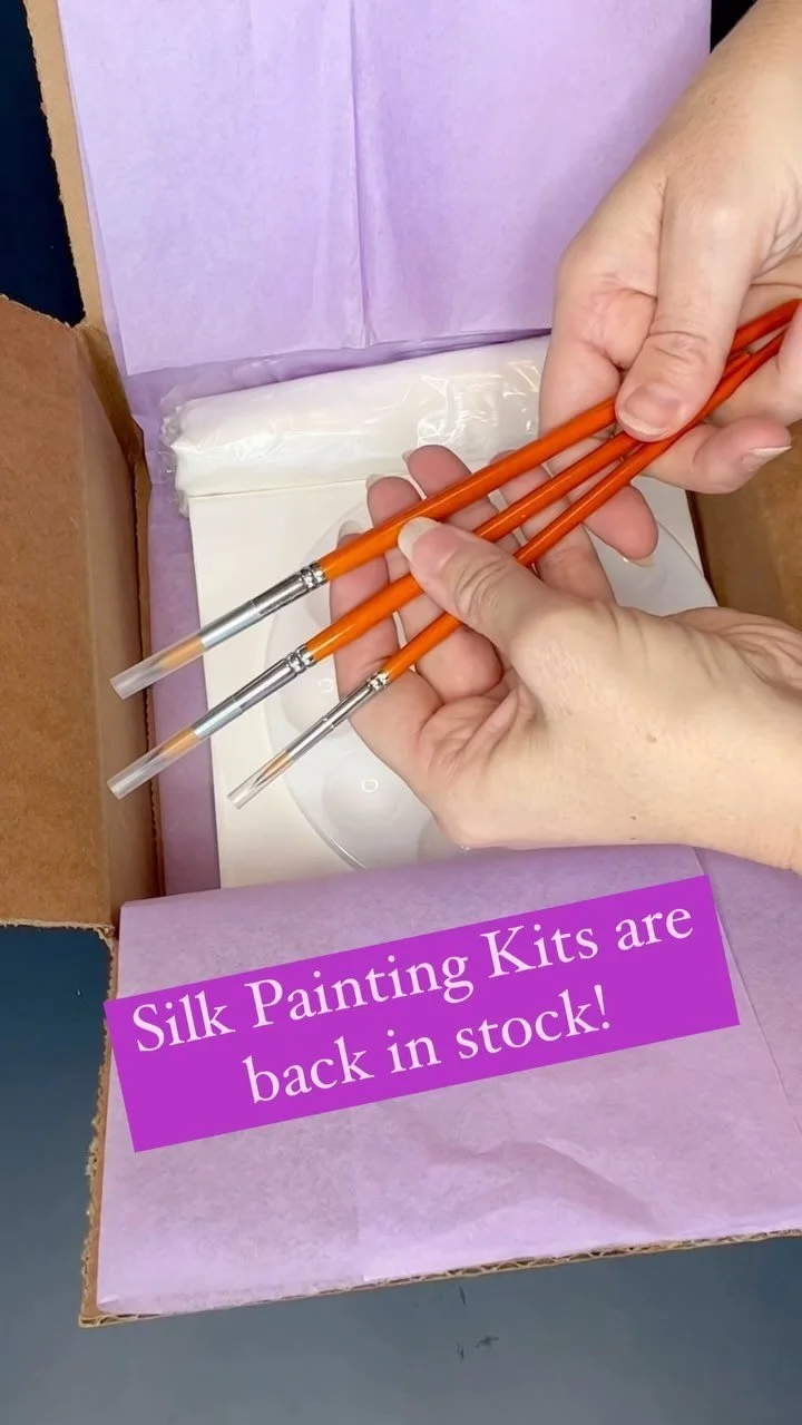 Silk Painting 101: The Marker Resist Technique Supply Kit — Rooted ...