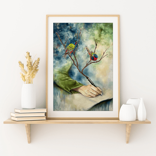 Silk Painter Laura Fox-Wallis - Rooted Expressions Studio