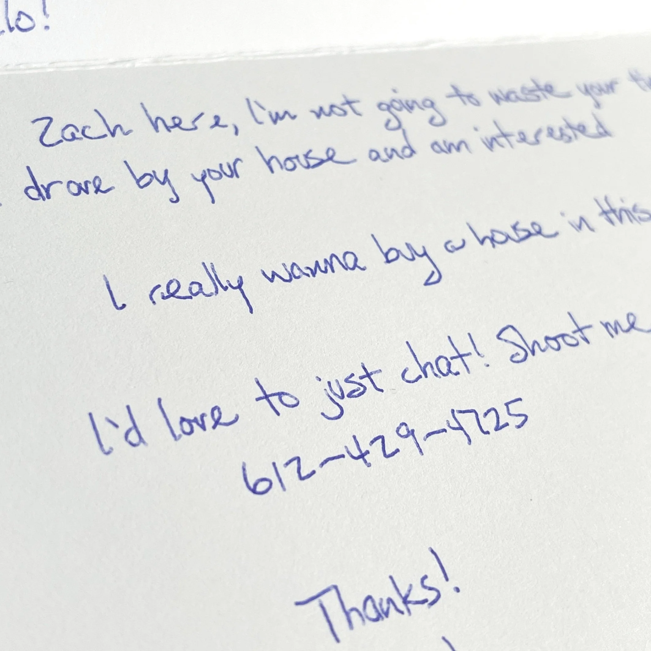 Scribe Handwritten Letters and Direct Mail