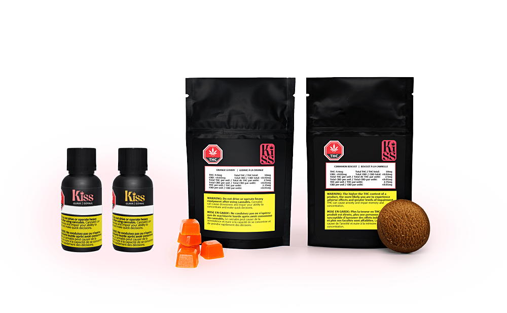 THC Kiss | Cannabis Beverages, Biscuits & Gummies