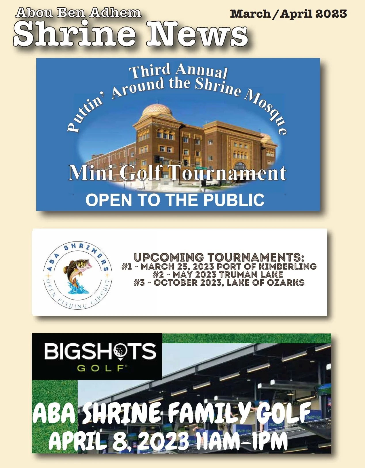 ABA Shrine News — Abou Ben Adhem Shriners