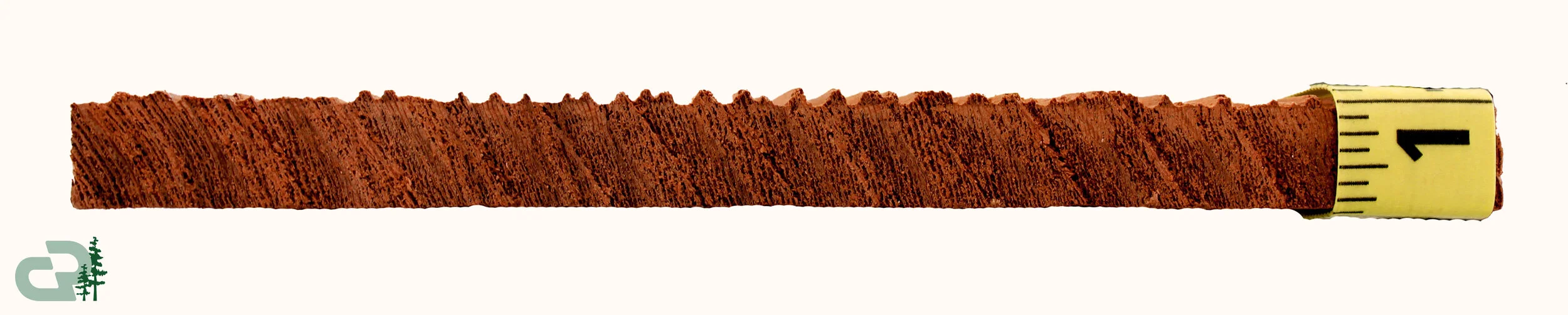 16" Maibec Eastern White Victorian Fish Scale Shingle — Craft Shingles