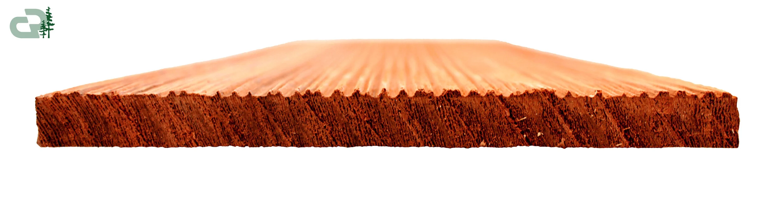 18" Western Red Cedar Grooved Natural Shingle — Craft Shingles