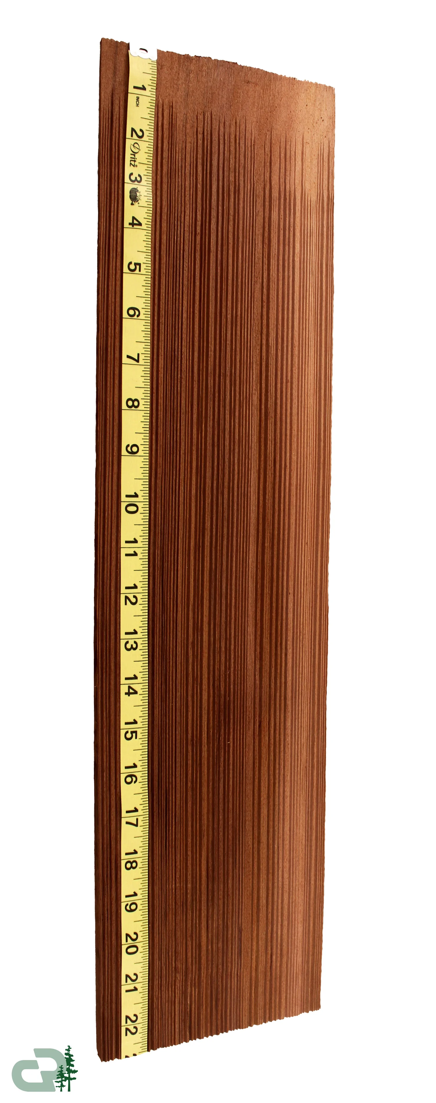 18" Western Red Cedar Grooved Natural Shingle — Craft Shingles