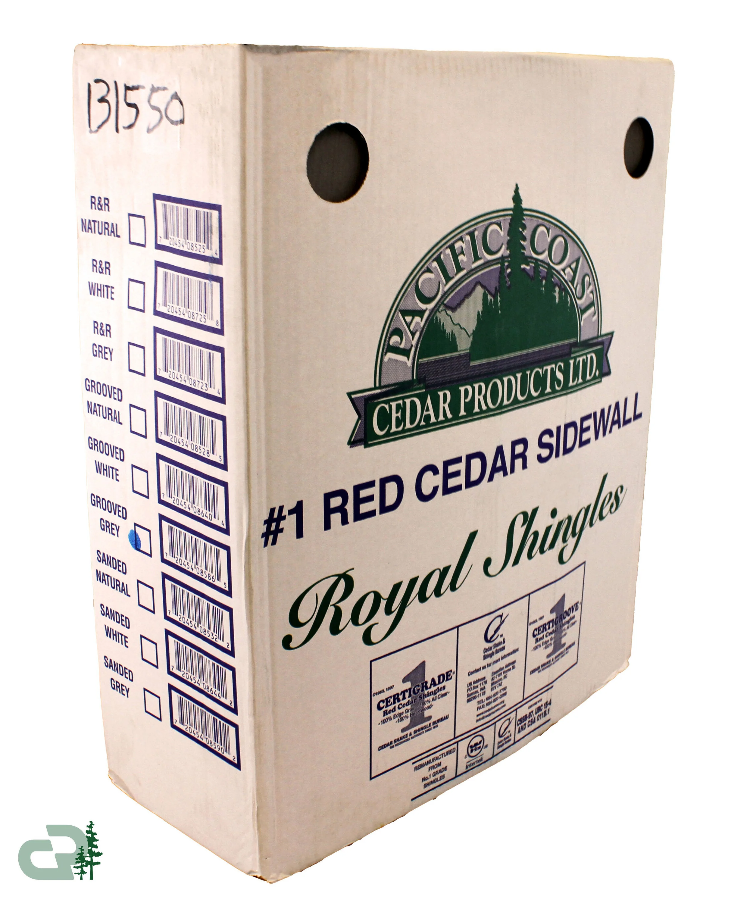 18" Western Red Cedar Grooved Natural Shingle — Craft Shingles | The ...