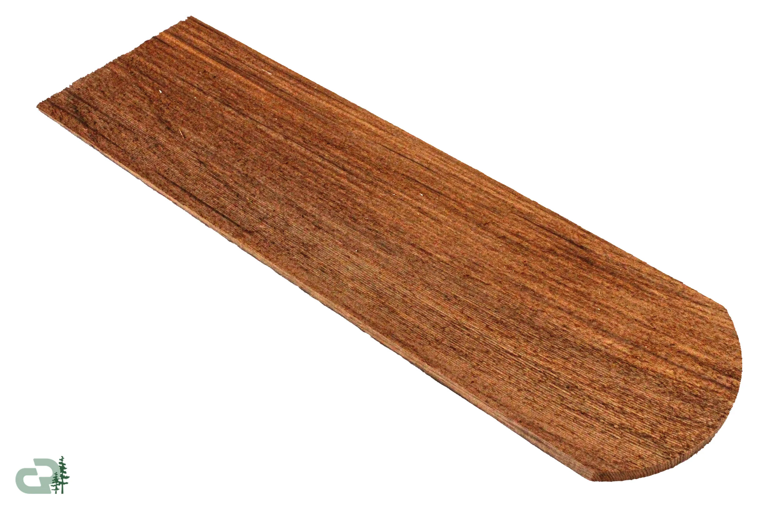18" Western Red Cedar Fancy Cut Fish Scale Shingle — Craft Shingles