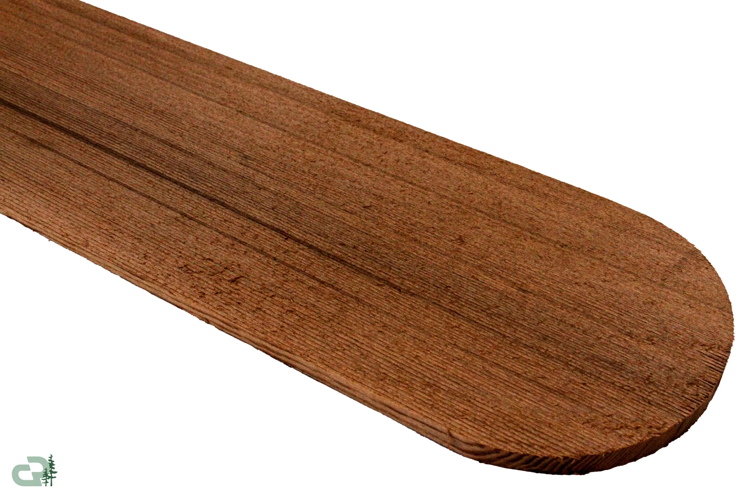 16" Maibec Eastern White Victorian Round Shingle — Craft Shingles