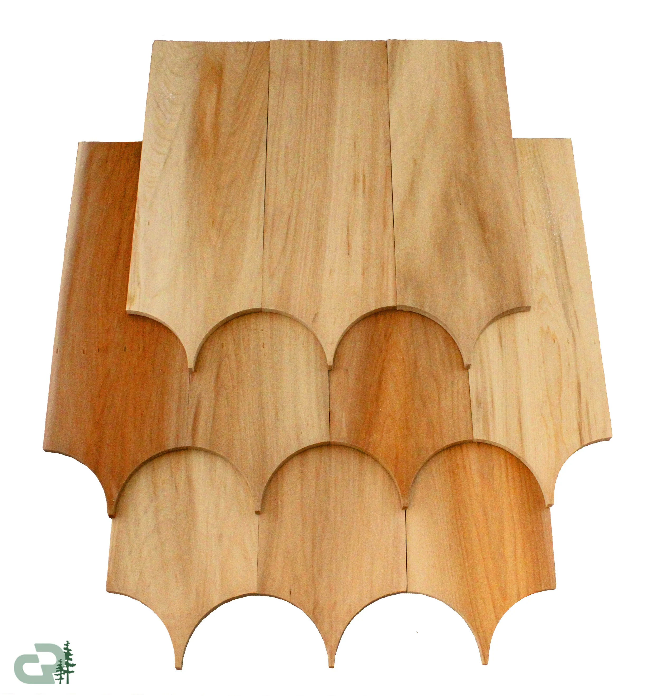 16" Maibec Eastern White Victorian Hexagonal Shingle — Craft Shingles ...