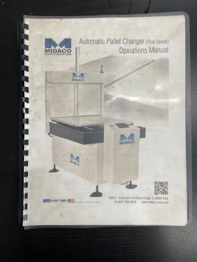 Midaco Pallet Changer for Sale — Amco Manufacturing CNC Machine Shop