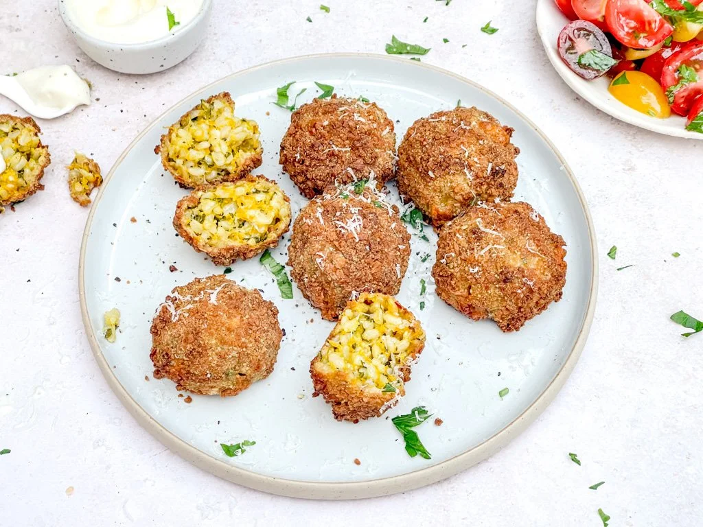 Cheesy Brown Rice Arancini Balls — Mandy Sacher