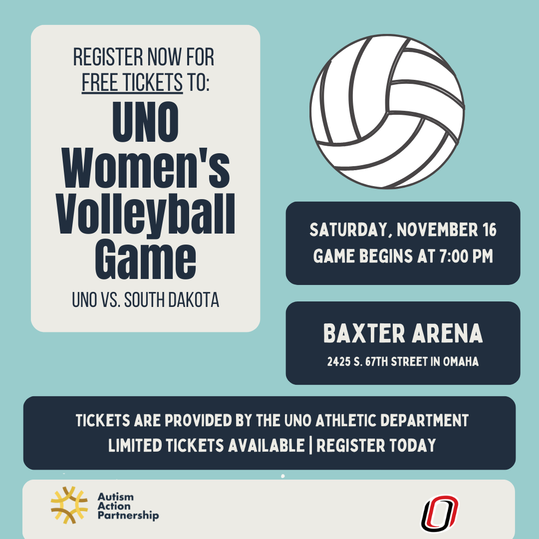 UNO Women's Volleyball — Autism Action Partnership