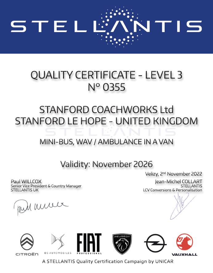 Certification & Accreditation — Stanford Coachworks