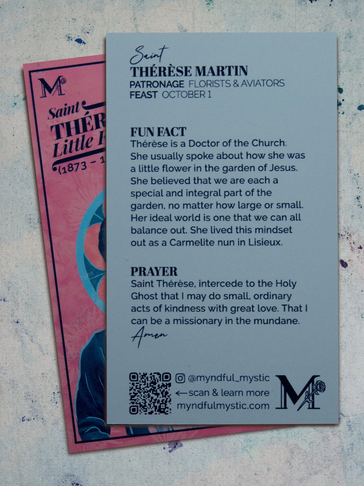 Therese of Lisieux — Myndful Mystic