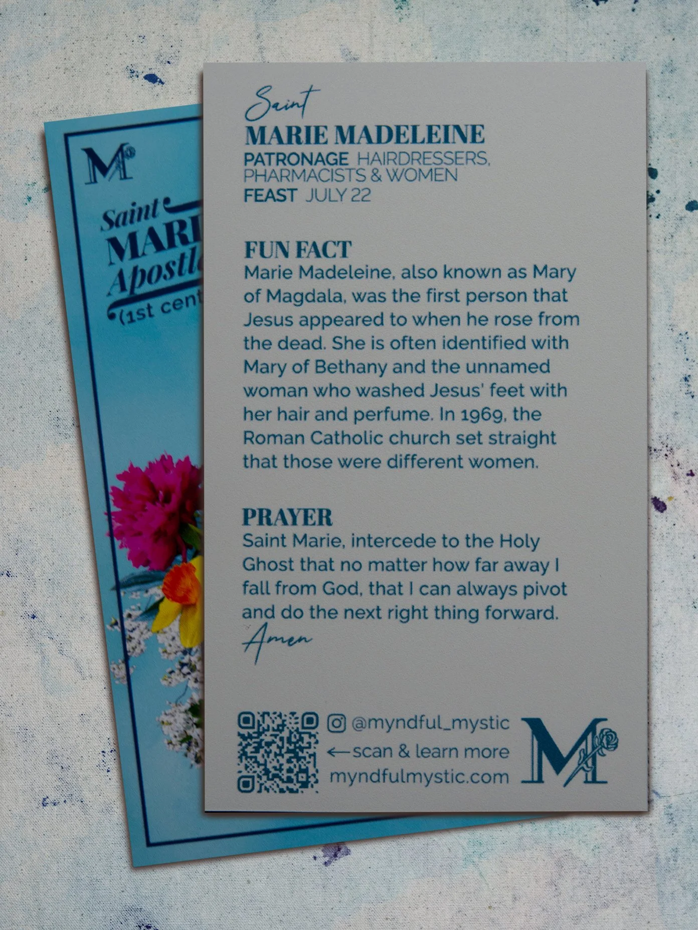 Marie Madeleine-Card — Myndful Mystic