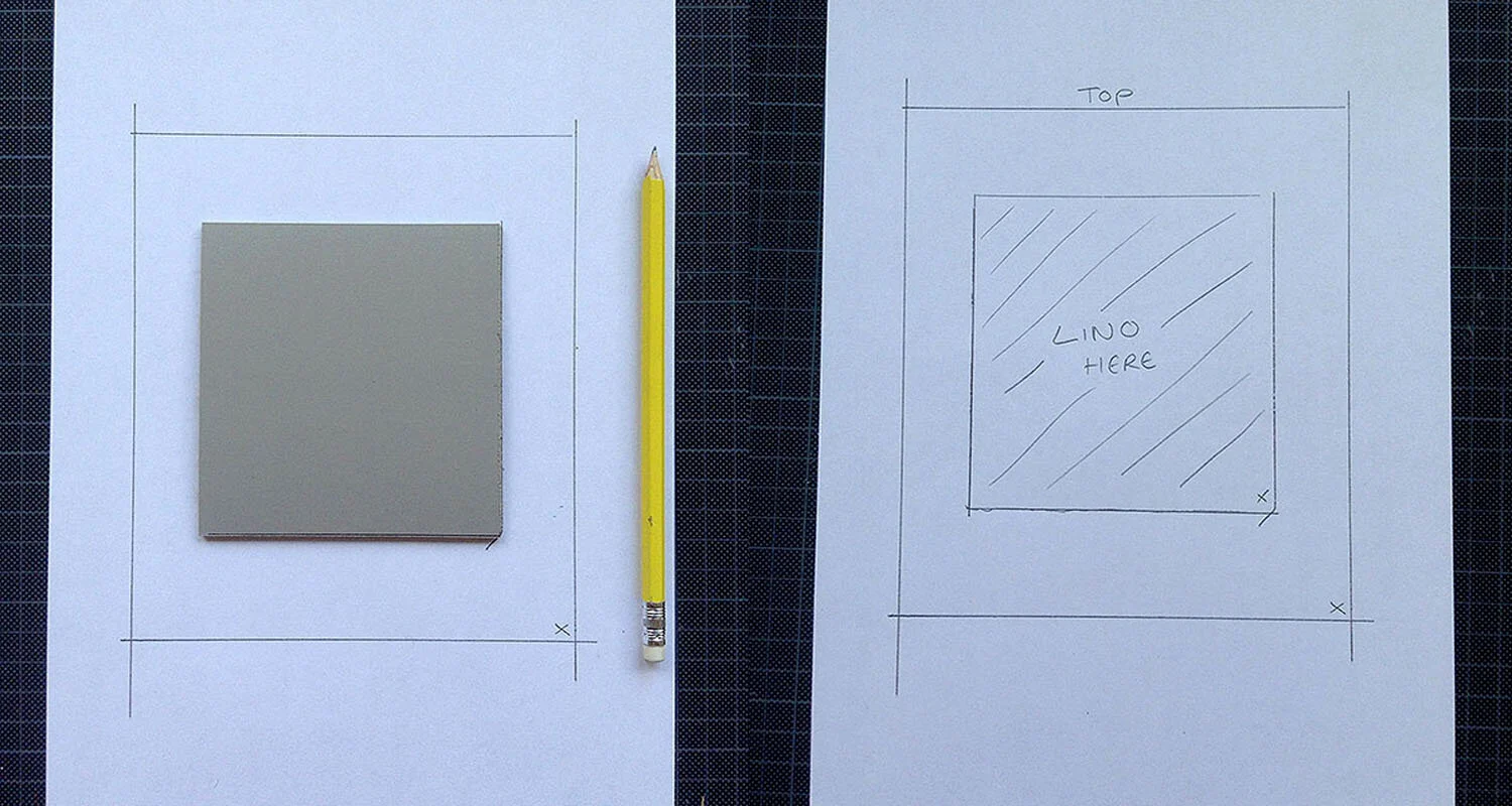 Lino Printing Tips: 3 ways to line up your lino prints when printing ...