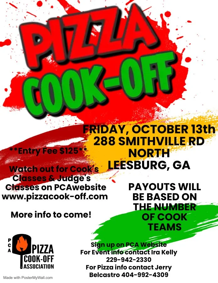 Cook-Off Calendar — Pizza Cook-Off Association