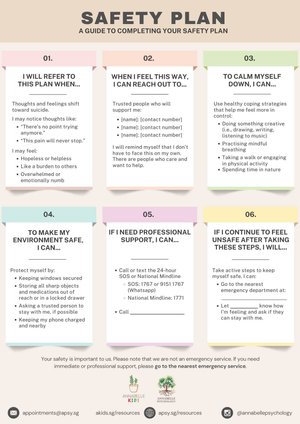 Free Safety Plan for Kids | Annabelle Kids Parents Hub