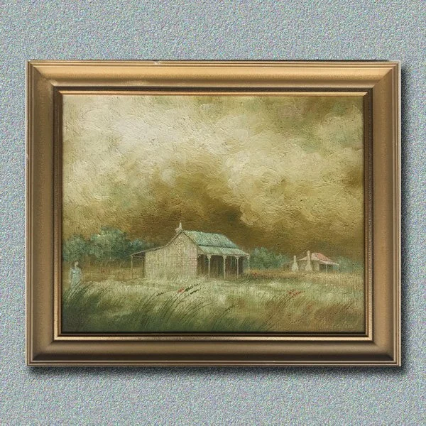 William O'Shea painting - Samford Farmhouse, Qld AusArtwork Shop For ...