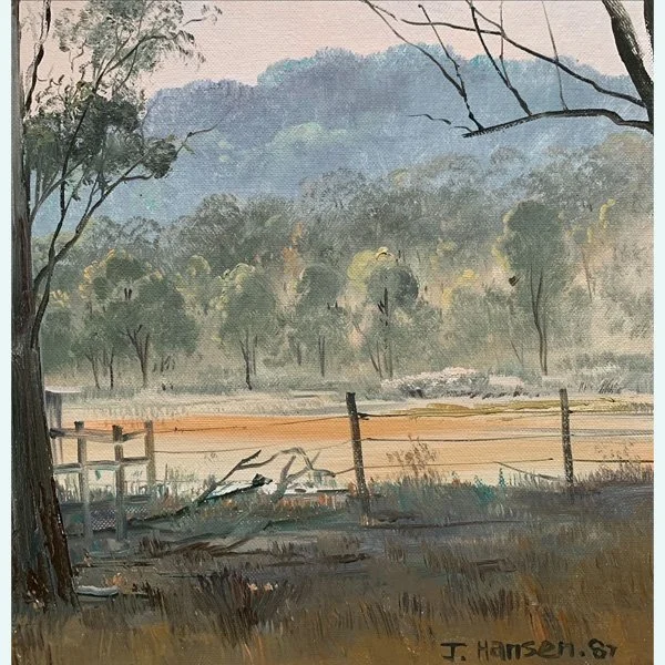 William O'Shea painting - Samford Farmhouse, Qld AusArtwork Shop For ...