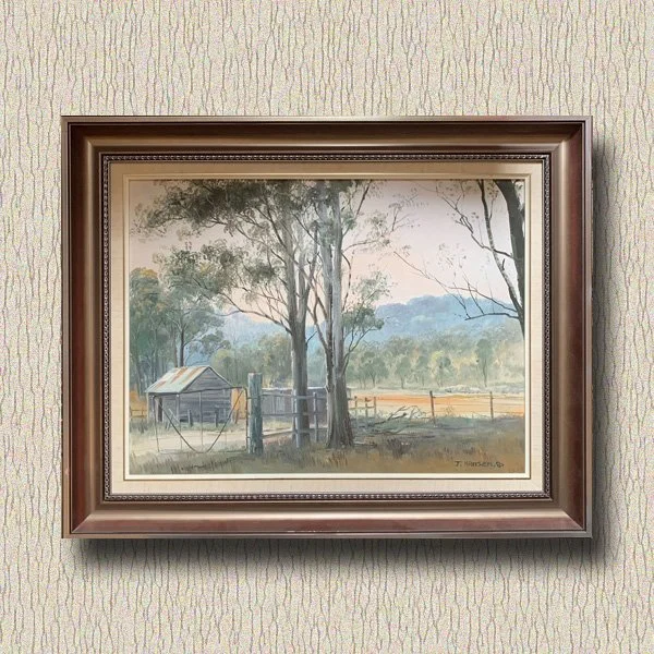 William O'Shea painting - Samford Farmhouse, Qld AusArtwork Shop For ...