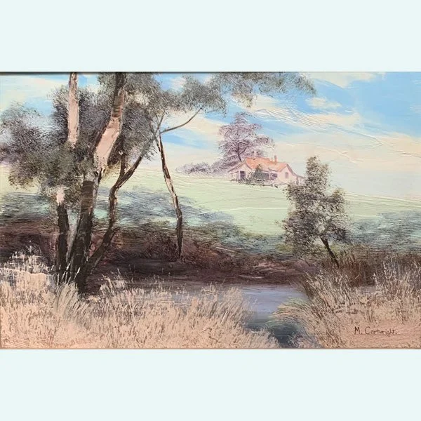 William O'Shea painting - Samford Farmhouse, Qld AusArtwork Shop For ...