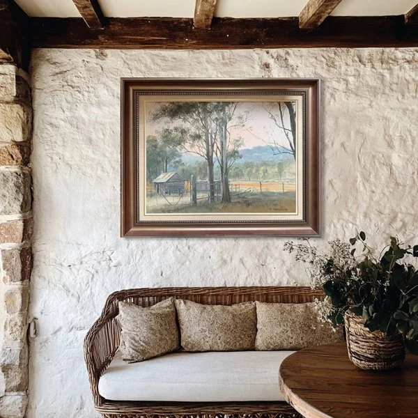 John Hansen painting - Farm Shed AusArtwork Shop For Paintings Online ...