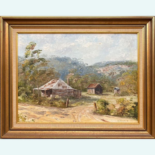 William O'Shea painting - Samford Farmhouse, Qld AusArtwork Shop For ...