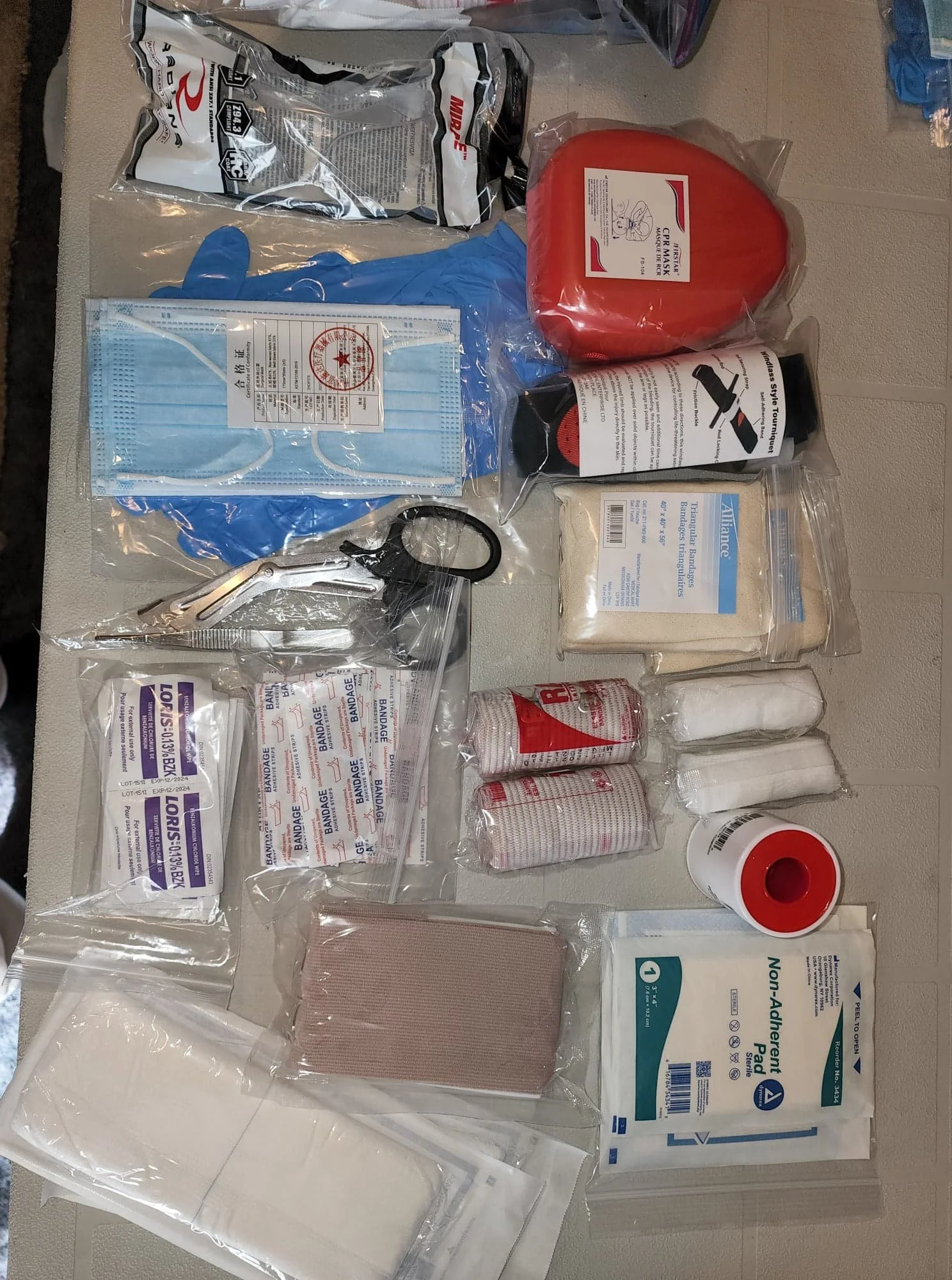 First aid kits — Head to Toe First Aid Training
