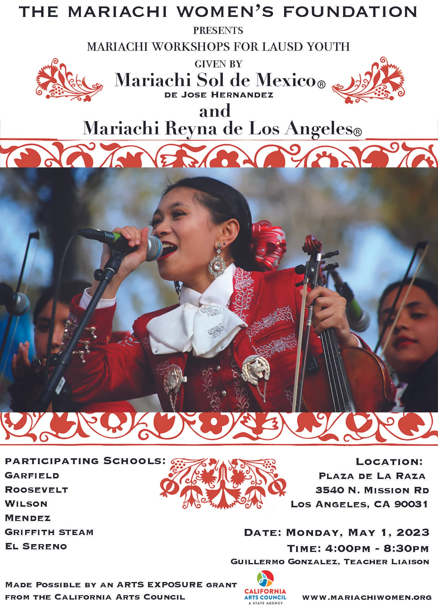 Mariachi Workshops for Youth & LAUSD Students — Mariachi Women's Foundation