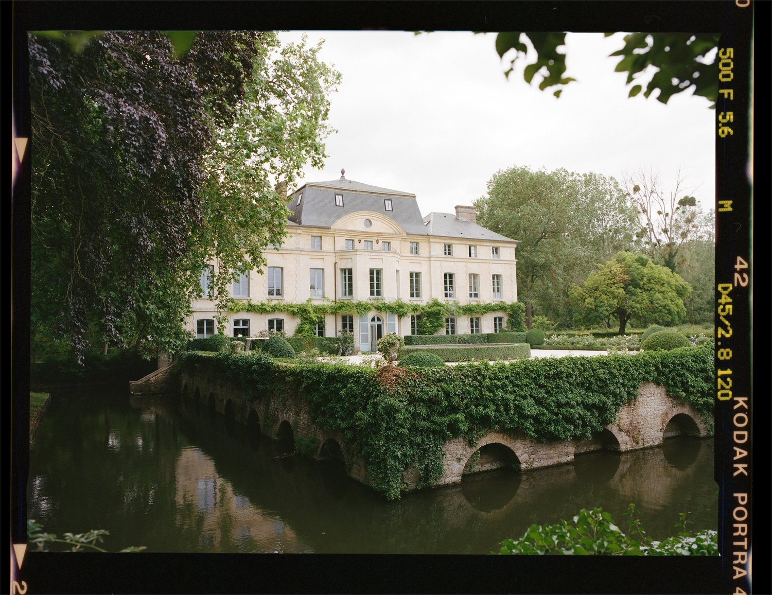Custom Monique Lhuillier Bridal at Domaine de Primard | Taylor & Porter