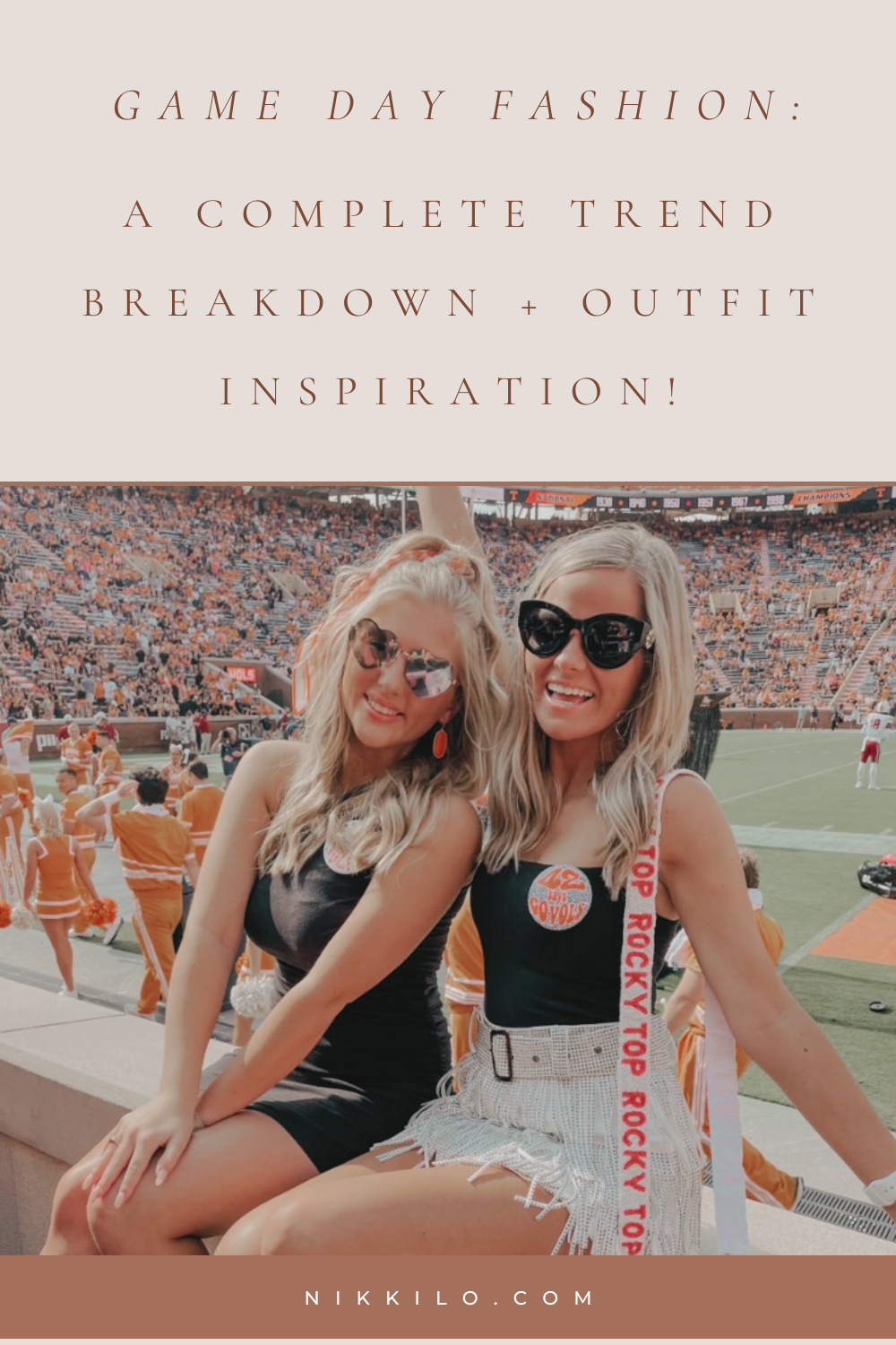 Game Day Fashion: Breaking Down The Trend Dominating Every College ...