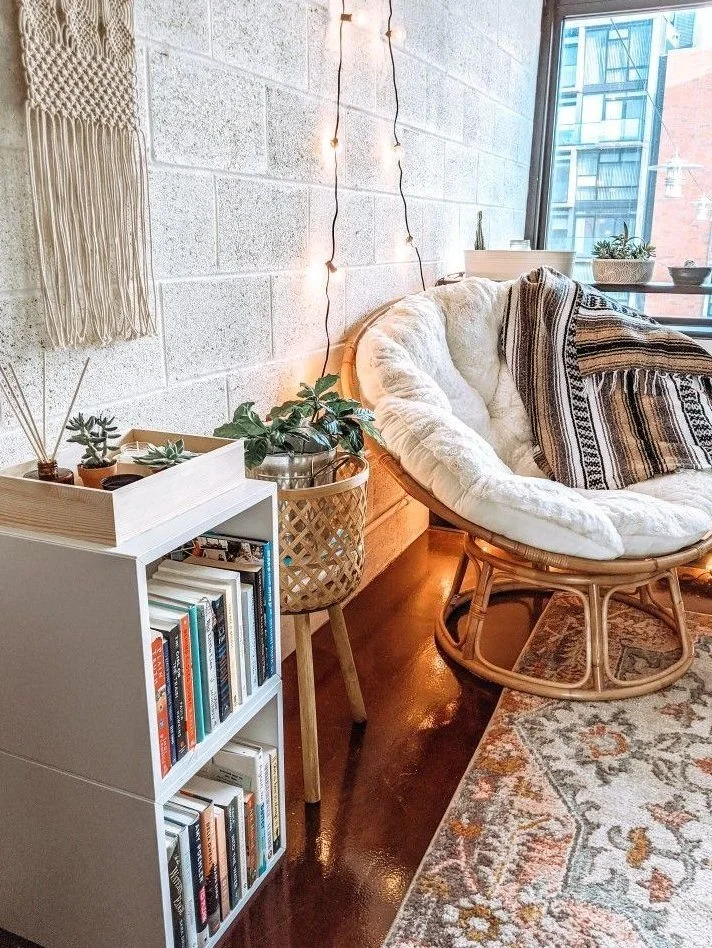 How To Create The CUTEST Boho Reading Nook! (Cozy & Aesthetic) — nikki lo