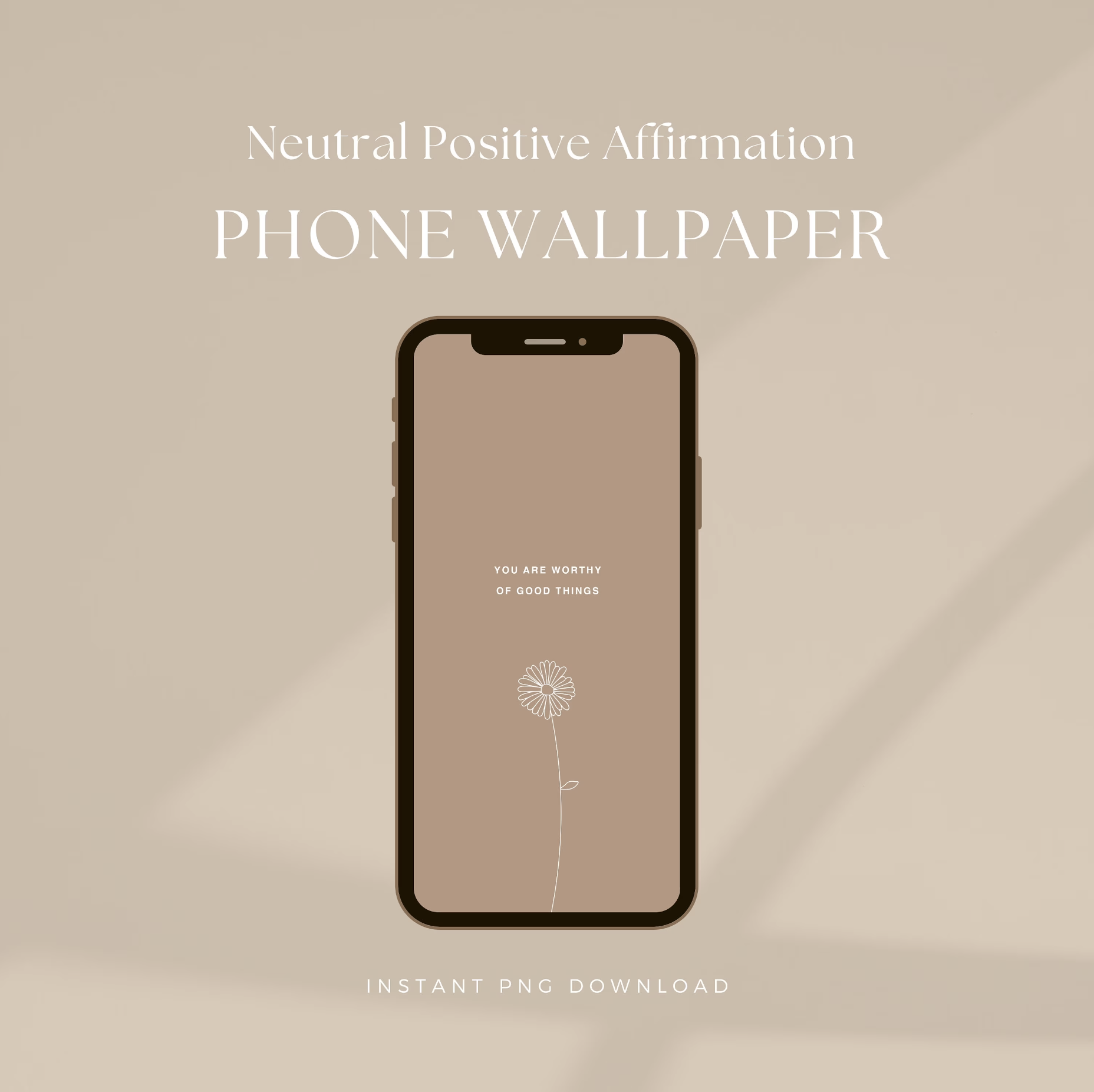 Aesthetic Neutral & Minimalist Swirl Tablet Wallpaper | Designed By ...