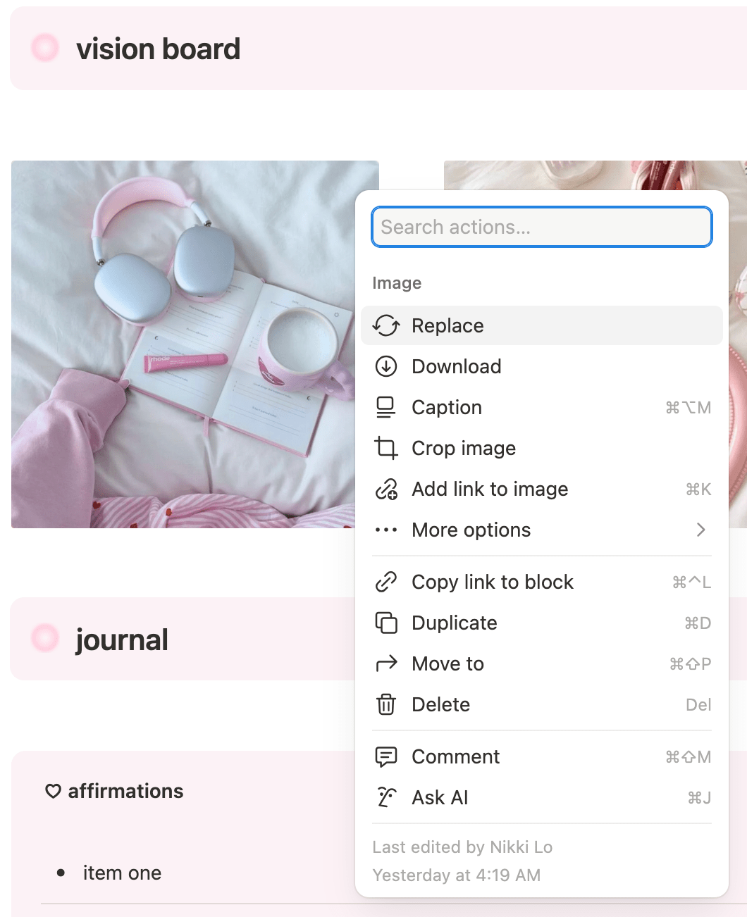 The Cutest (FREE) Notion Template For Anyone Obsessed With PINK! — nikki lo