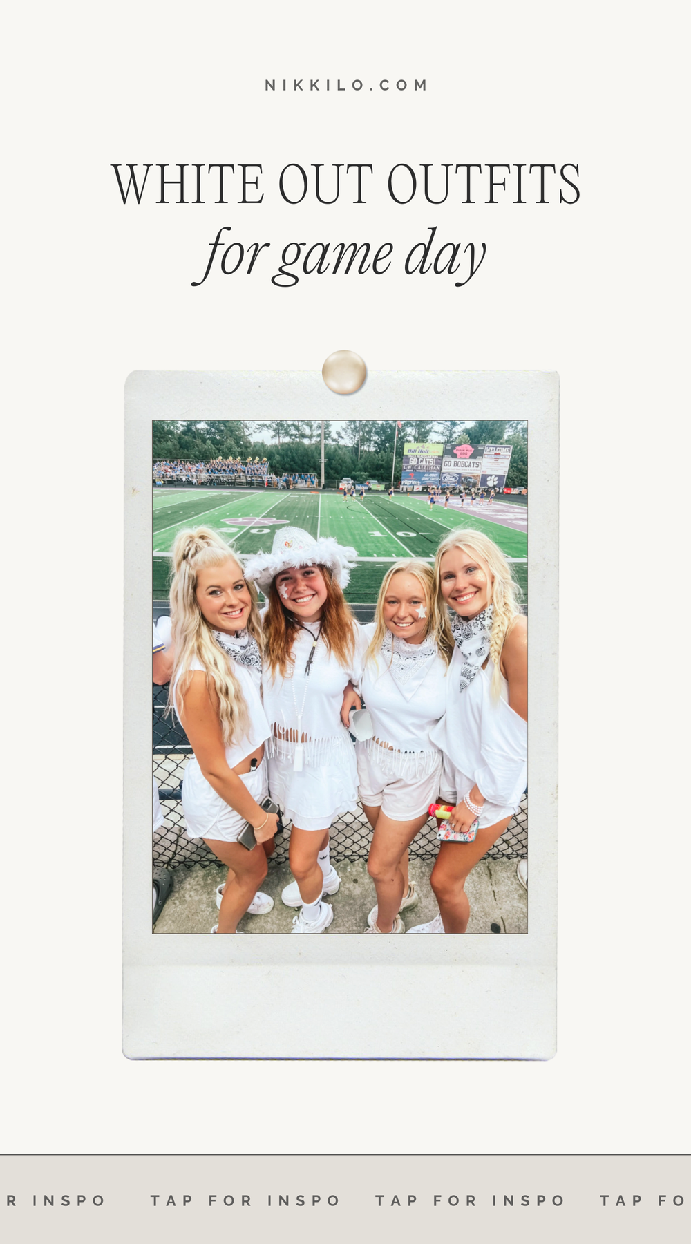 20 ADORABLE White Out Outfits For Game Day! — nikki lo
