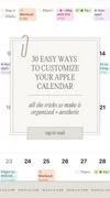 30 Ways To Customize Your Apple Calendar (EASY Tricks To Make It ...