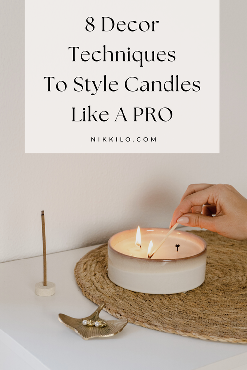 8 STUNNING Candle Decoration Ideas That Look Professionally Styled ...