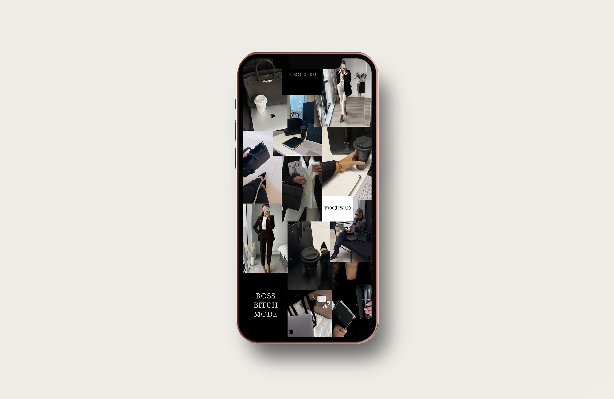 Corporate Aesthetic Photo Collage Phone Wallpaper | FREE Download ...