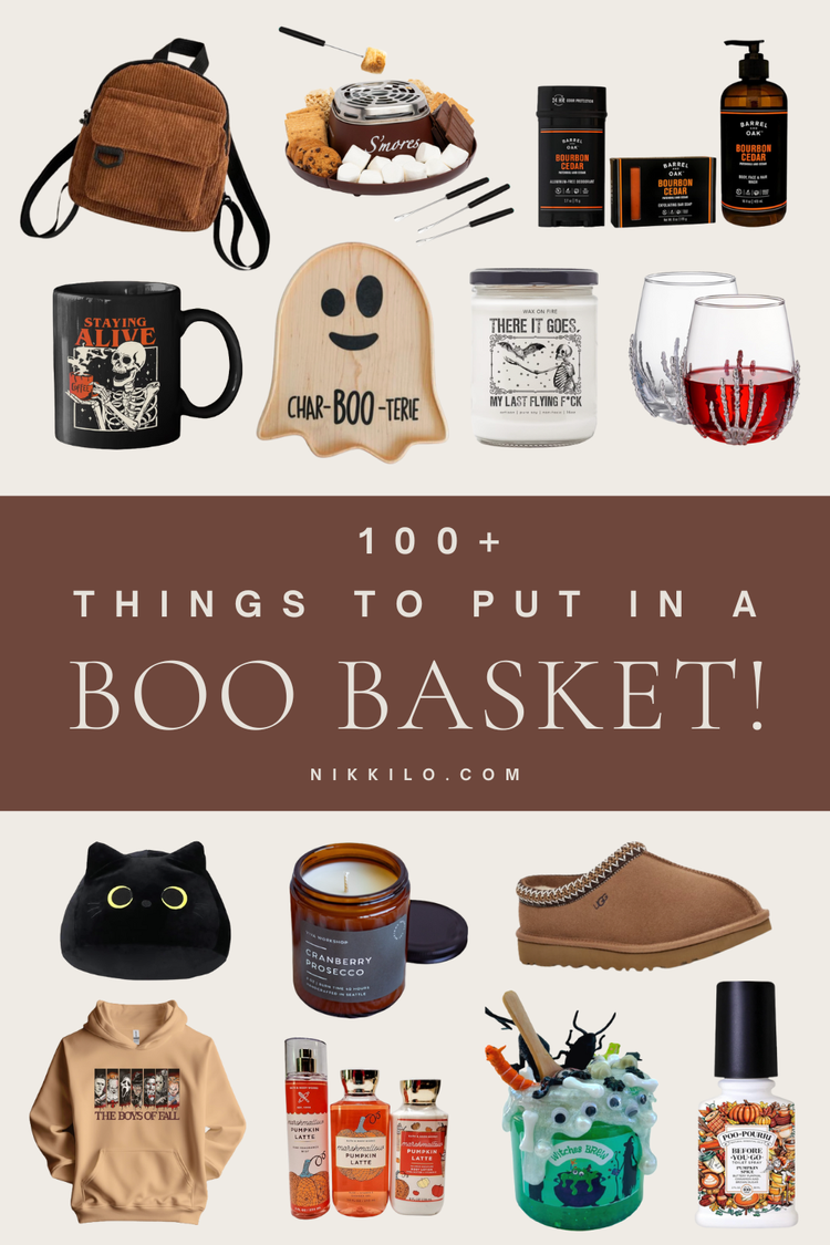 100+ ADORABLE Boo Basket Ideas! (Fillers For Her, Him, Mom, Dad, Kids ...