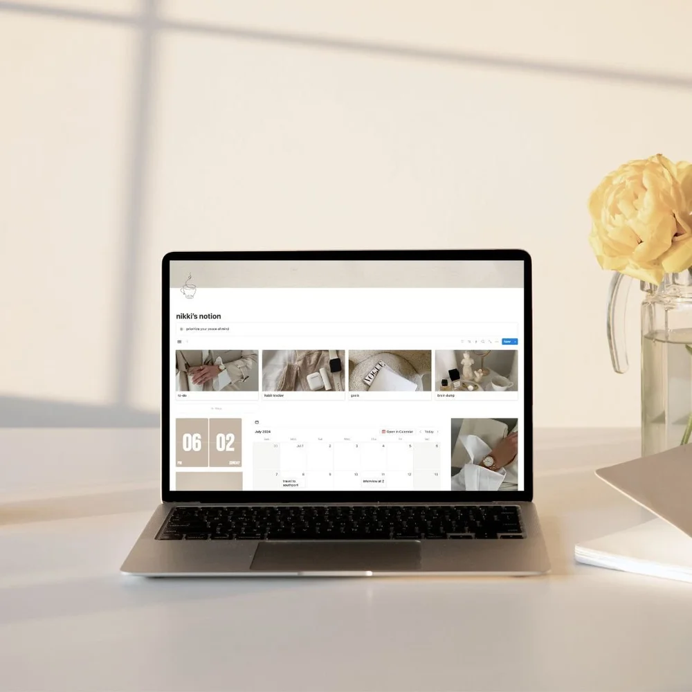 FREE Neutral & Minimalist Notion Template — nikki lo