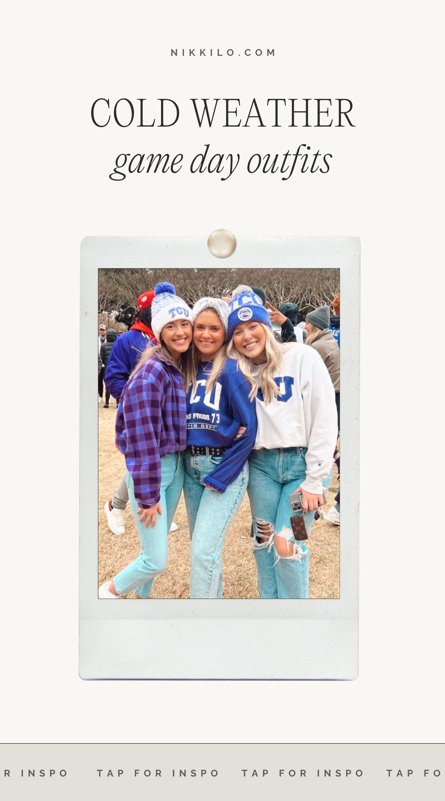 10 Cold Weather Game Day Outfit Ideas (That Actually Look Cute!) — nikki lo