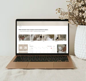This FREE Notion Template Organizes Your Life With A Neutral, Minimal ...