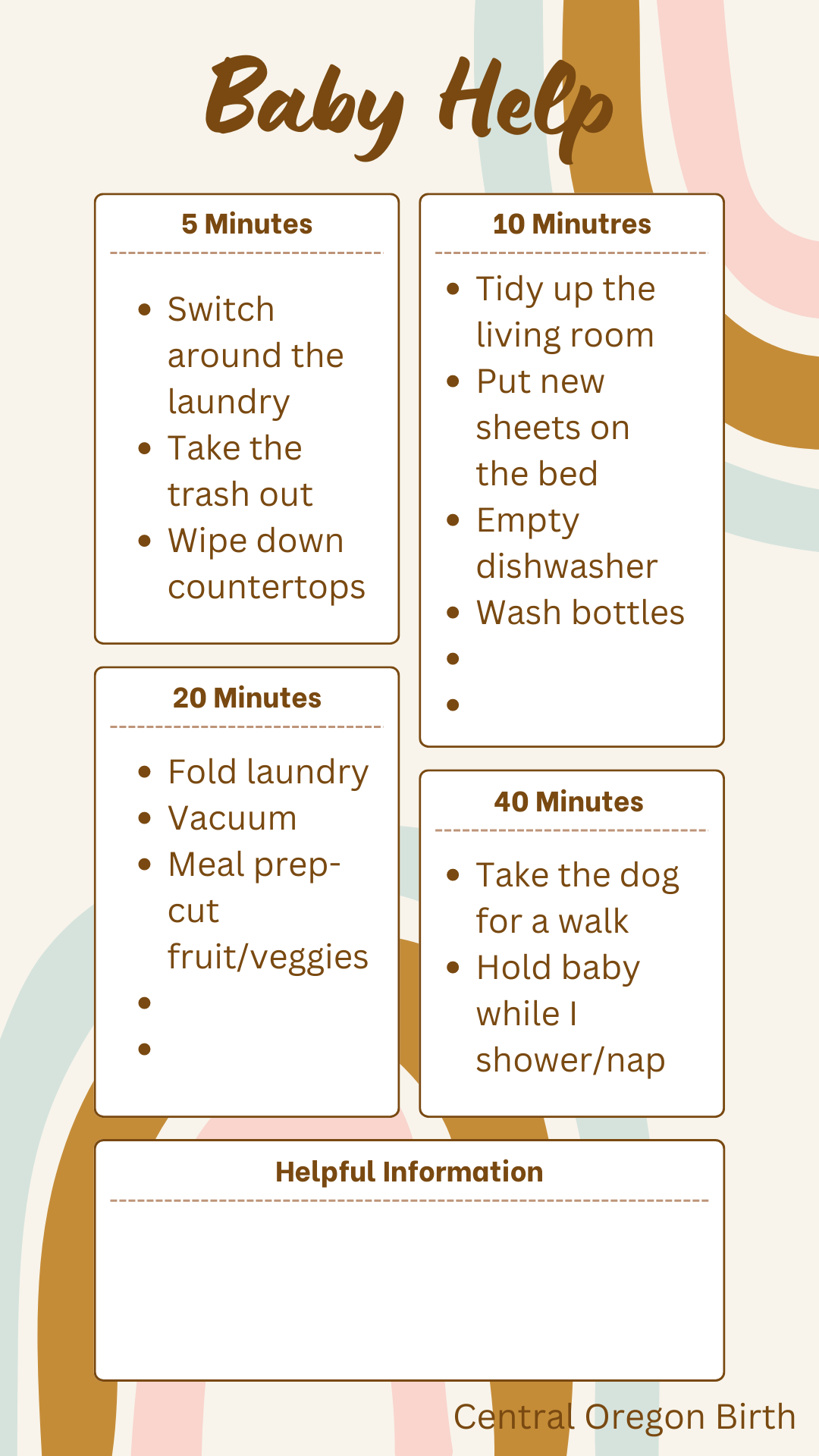 Store 1 — Bend Oregon Birth Doula