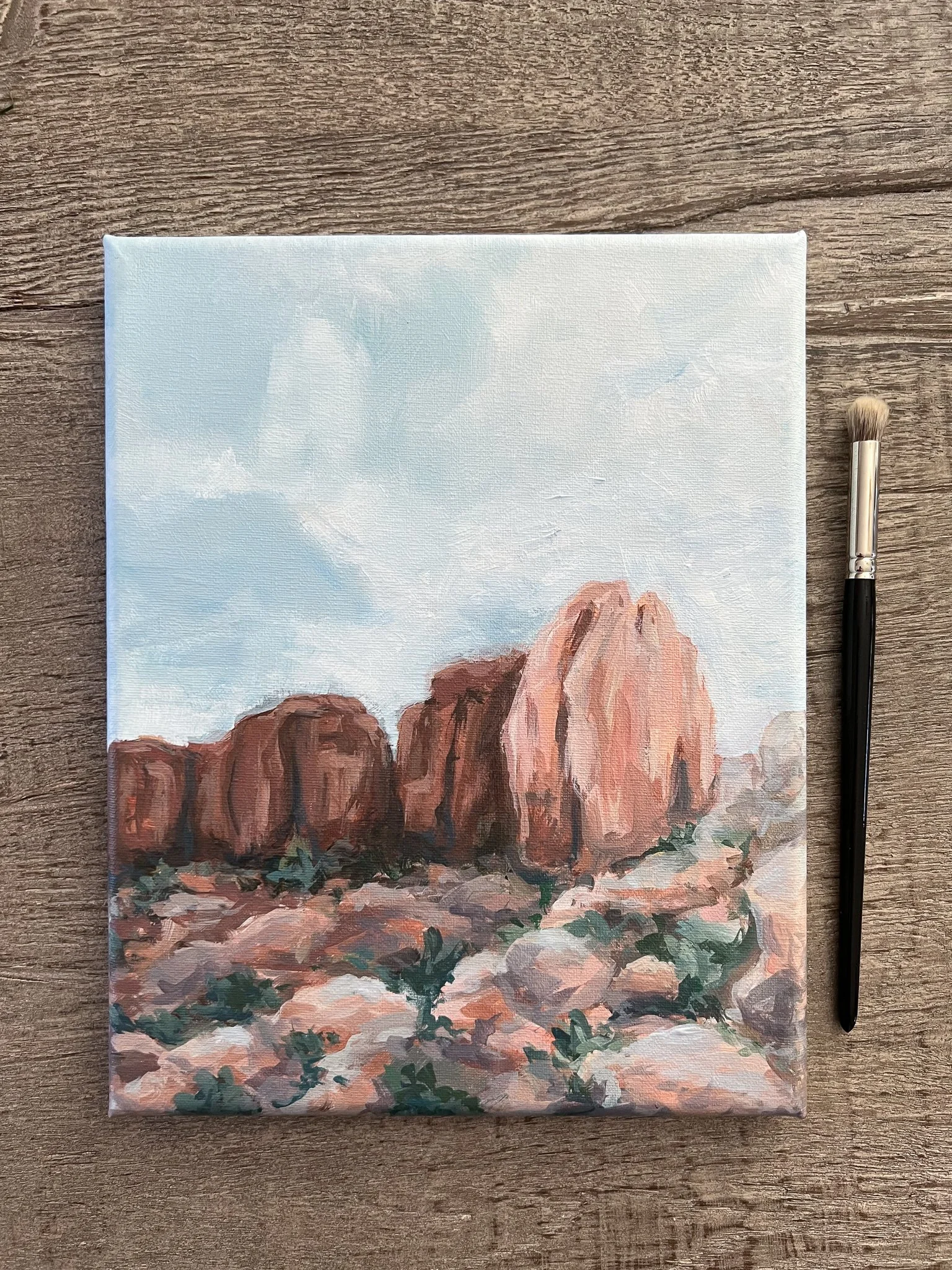 The Marshes at Golden Hour Painting — Pierce & Paint