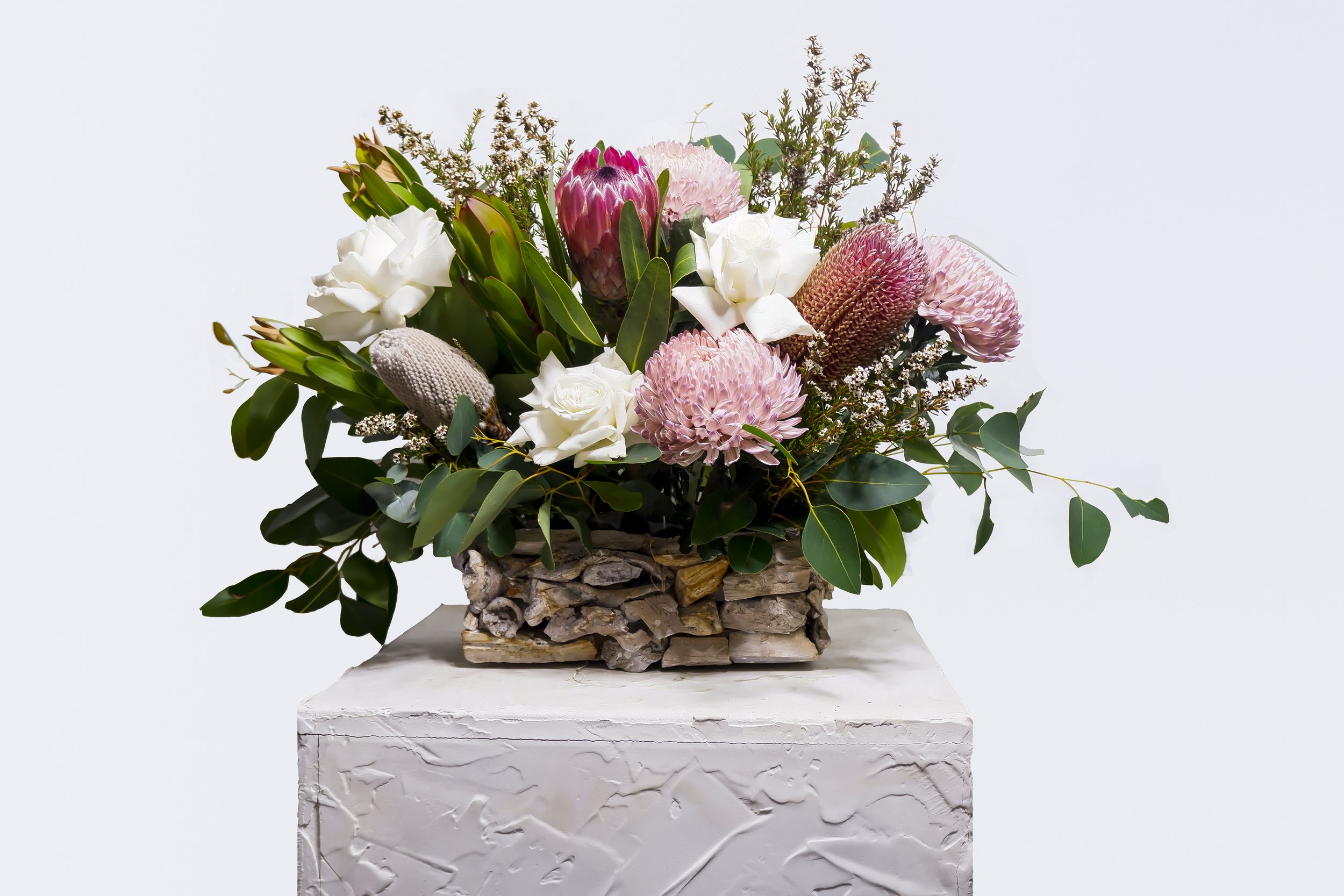 Columbian Roses in a Vase - Colours Available — Simply Different Florist